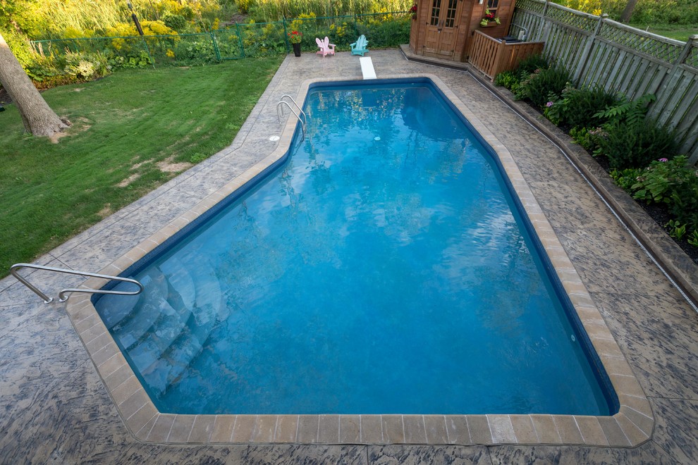 Scarborough Concrete Pool Renovation - Modern - Pool - Toronto - by Bremner Pool & Spa | Houzz