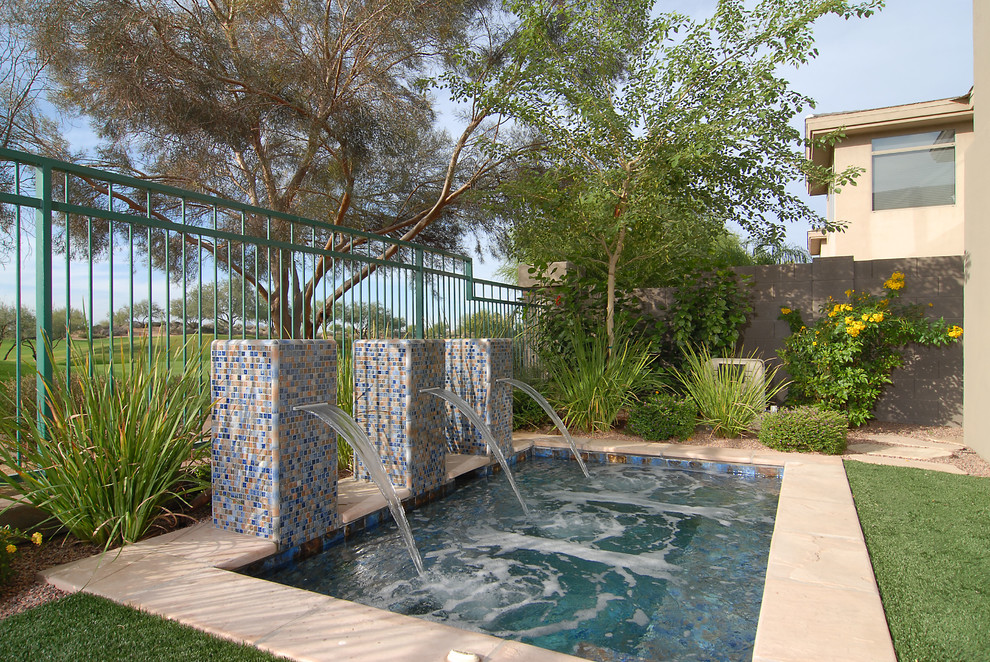 Scottsdale Water Feature - Contemporary - Pool - Phoenix - by ...