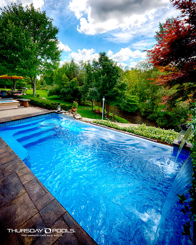 Sea Turtle Fiberglass Pool by Thursday Pools - Pool - Detroit - by ...