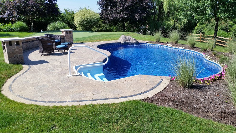 Semi-Inground Pool - Pool - Other - by ALPINE POOLS & SPAS | Houzz