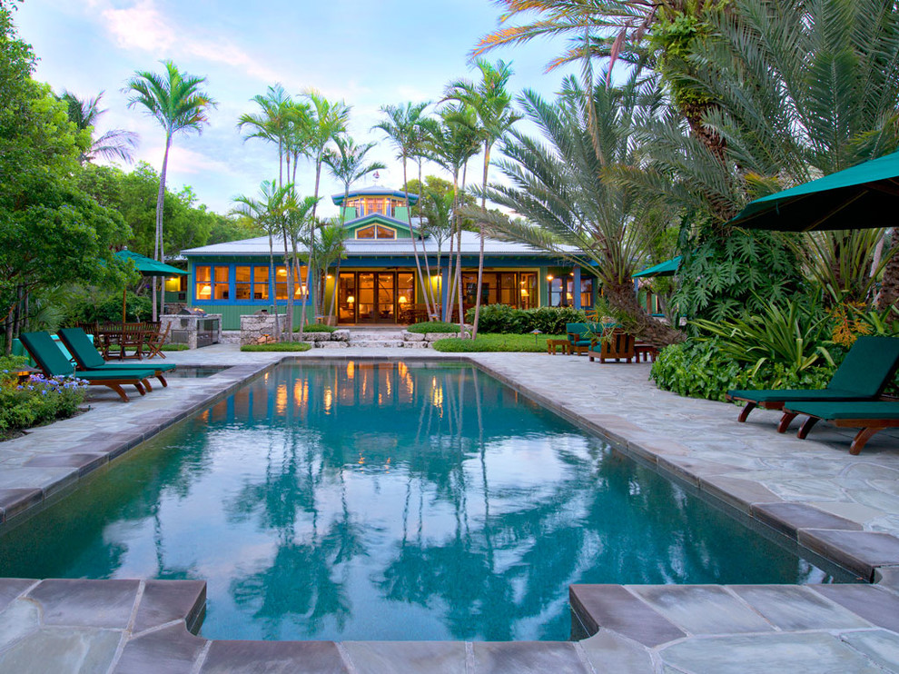 Seven Acre Garden - Tropical - Pool - Miami - by Raymond Jungles, Inc ...