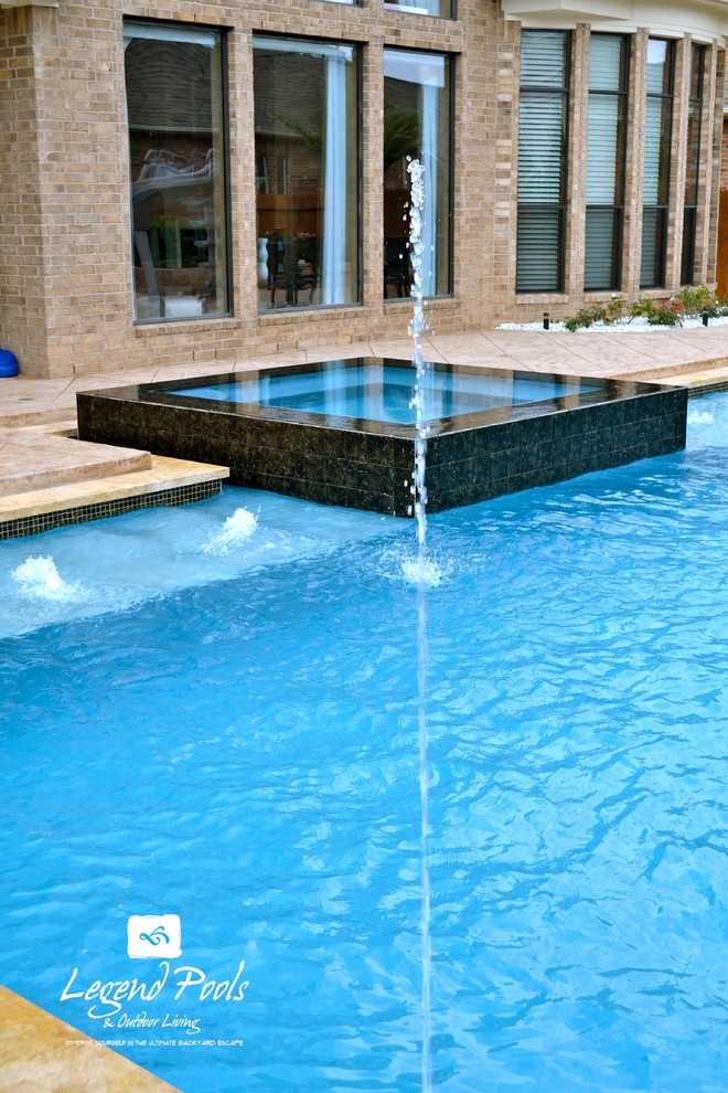 Seven Meadows-Contemporary - Contemporary - Pool - Houston - by User ...
