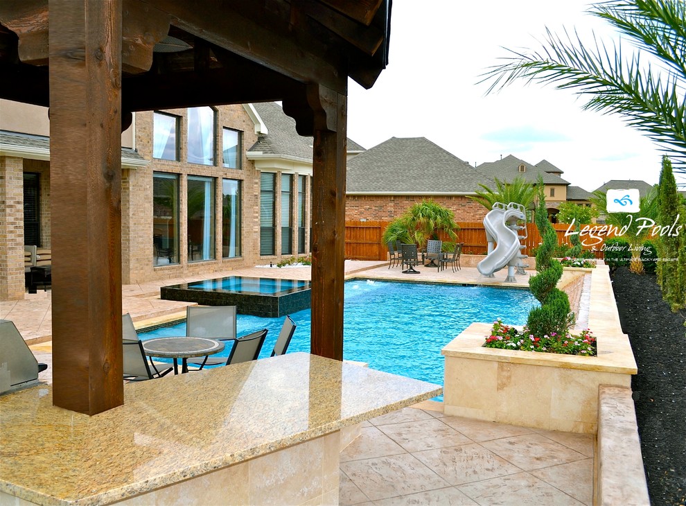 Seven Meadows-Contemporary - Contemporary - Pool - Houston - by User ...
