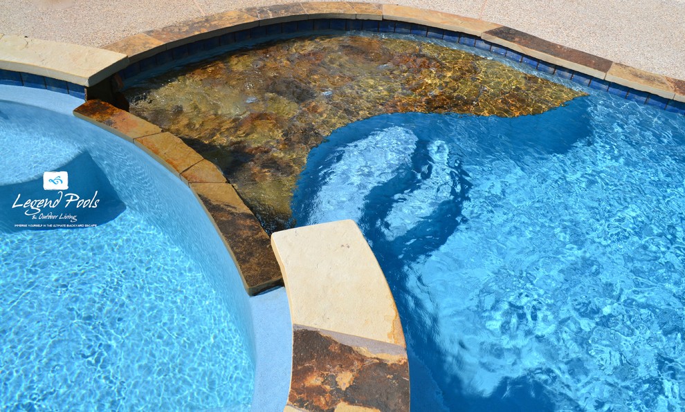 Seven Meadows - Tropical - Pool - Houston - by Legend Pools, LLC | Houzz