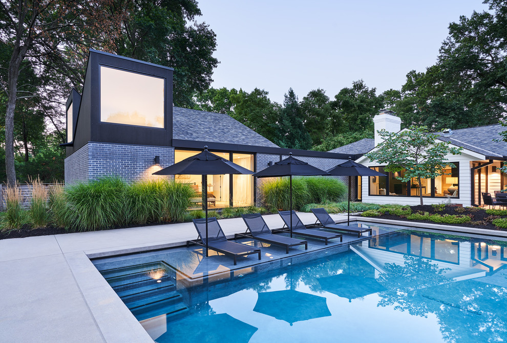 Shadow Box House - Modern - Pool - Kansas City - by Hufft | Houzz