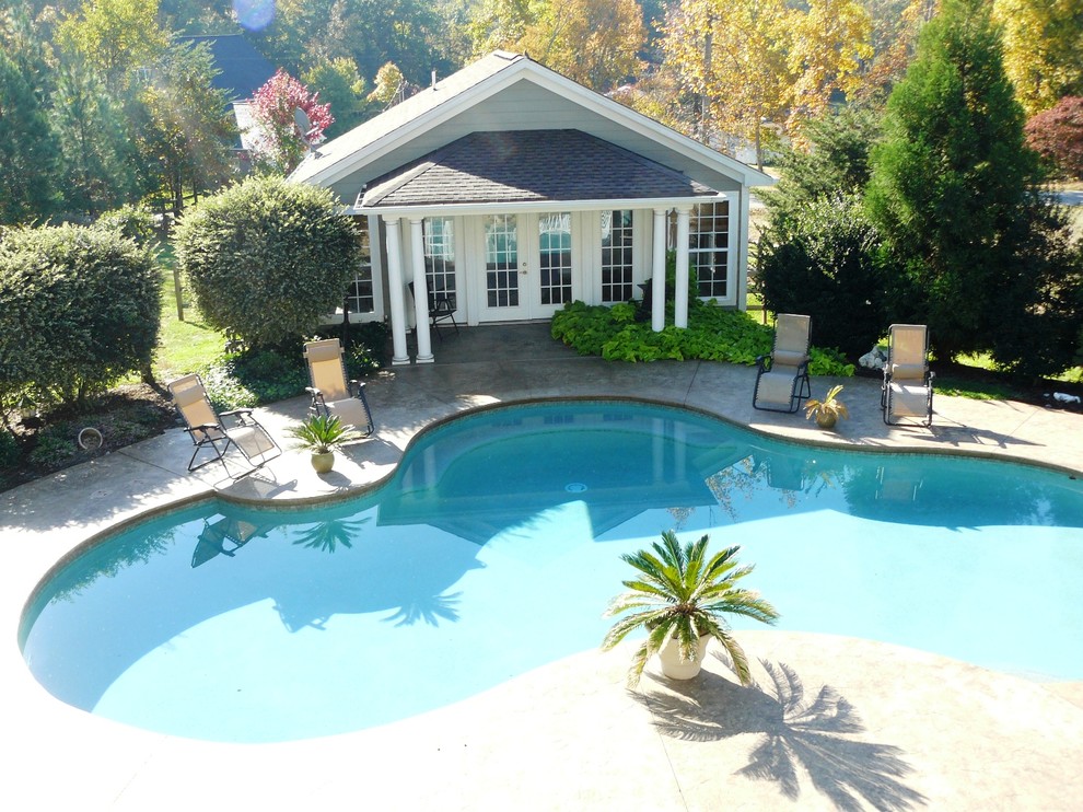 Shady Meadow - Beach Style - Pool - Charlotte - by Michael Morgan ...