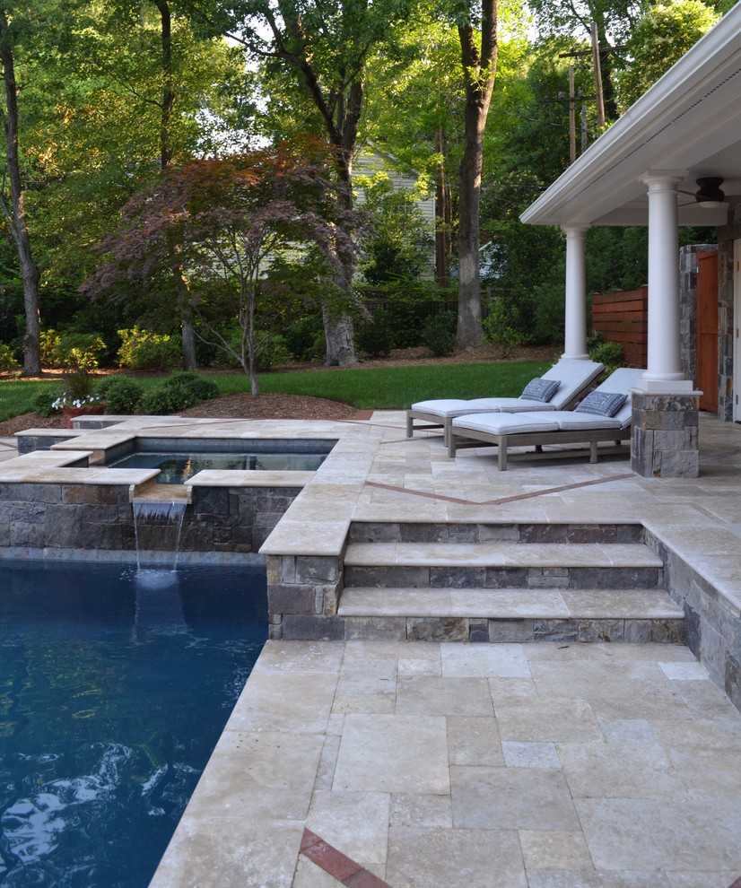 Sharon Residence - Modern - Swimming Pool & Hot Tub - Charlotte - by TG ...
