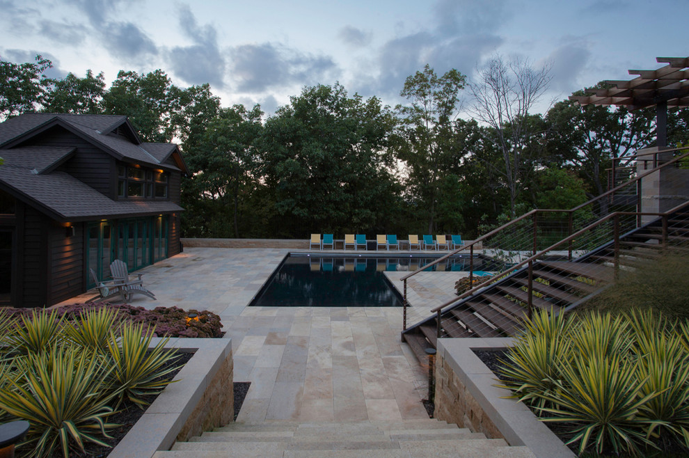 Shawnee Wooded Retreat - Pool - Kansas City - by Tributary | Houzz