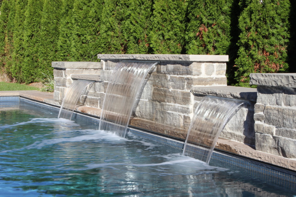 Shear Descend Water Feature - Traditional - Pool - Toronto - by ...