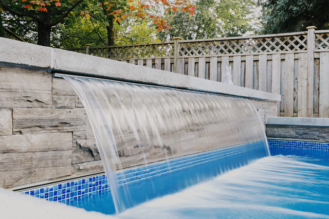 Sheer Descent Water Feature - Modern - Pool - Toronto - by LandArt ...