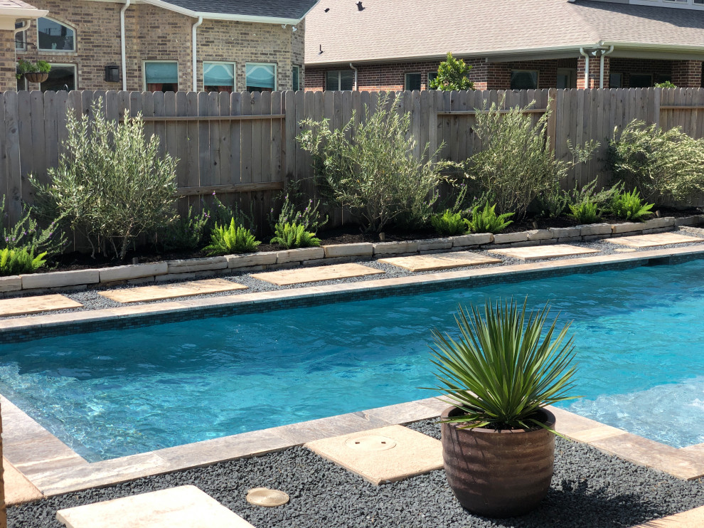 Sienna Pool Construction & Landscape - Modern - Pool - Houston - by ...