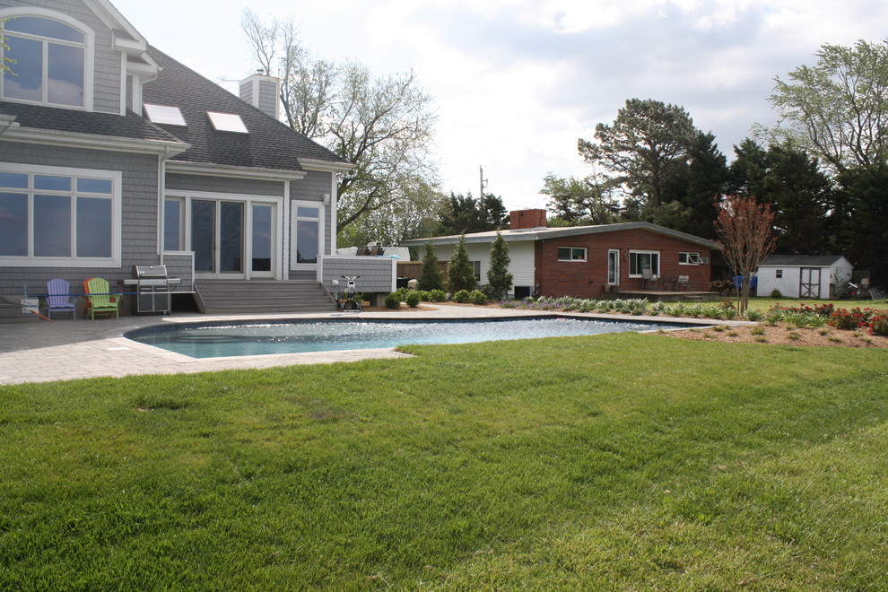 Simple Inground Pool - Traditional - Pool - Baltimore - by Elite Pools ...