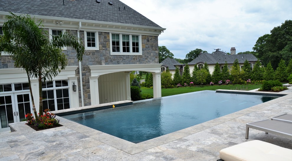 Sleek and Modern Infinity Pool - Modern - Pool - New York - by ...