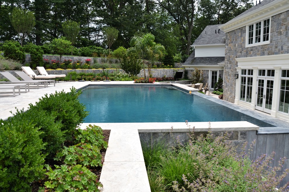 Sleek and Modern Infinity Pool - Modern - Pool - New York - by ...