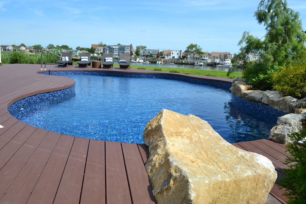Slip-Resistant Pool Decking: The brand of composite decking we used is ...