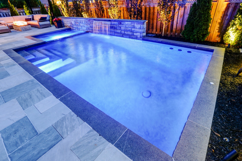 Small Backyard with Emphasis on Quality - Fusion - Pools & Hot Tubs ...