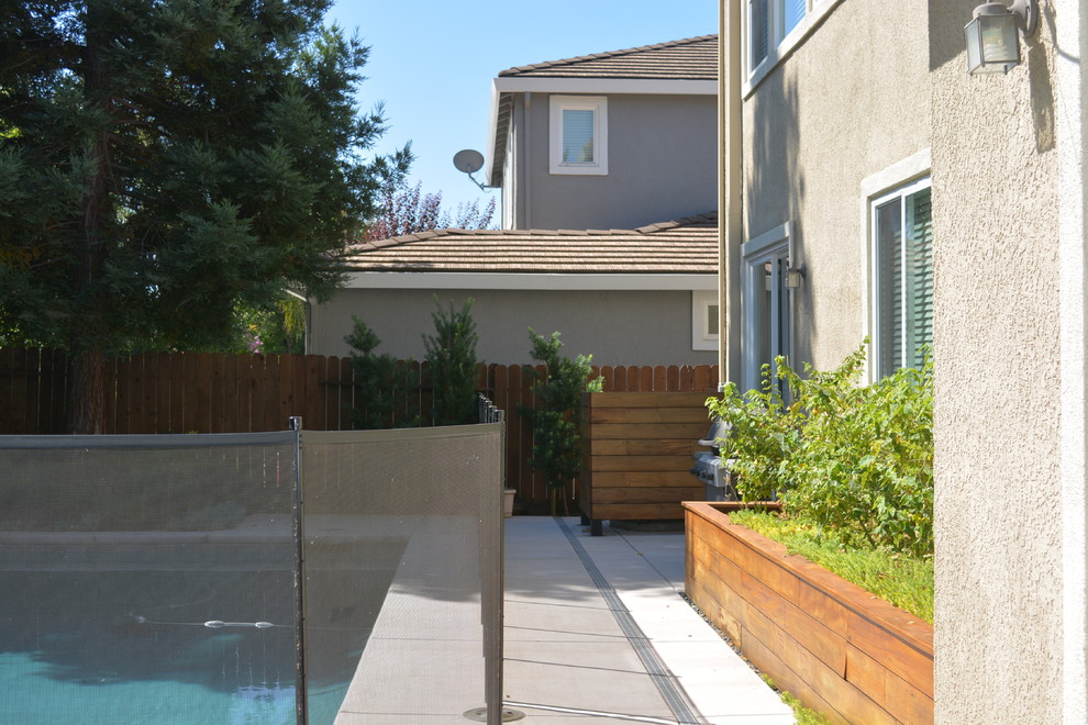 Small Modern Pool - Contemporary - Pool - Sacramento - by Geremia Pools ...