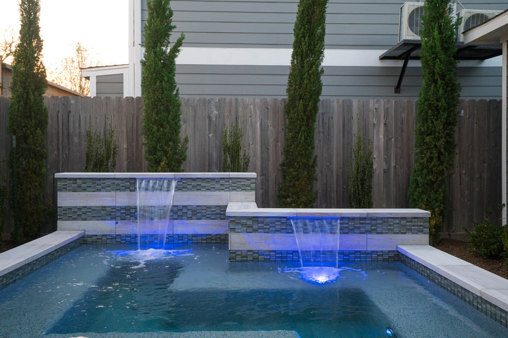 Small Pool/Spa and Landscape - Contemporary - Pool - Houston - by User ...