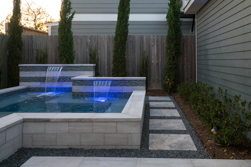 Small Pool/Spa and Landscape - Contemporary - Pool - Houston - by User ...