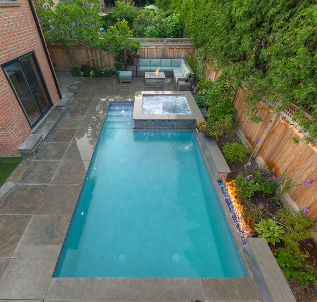 Small Urban Pools - Traditional - Pool - Toronto - by BonaVista Pools ...