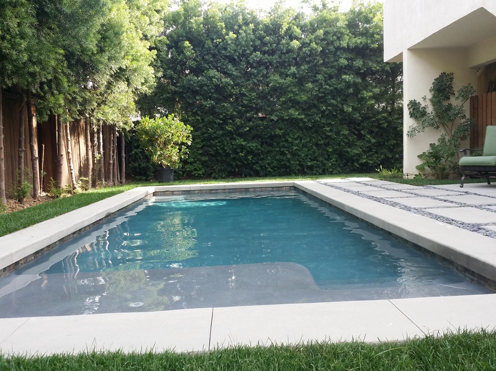 Small Yard Pool | West Hollywood - Modern - Pool - Los Angeles - by ...
