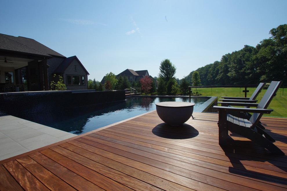 Solon Contemporary Pool and Lanai - Modern - Pool - Cleveland - by ...