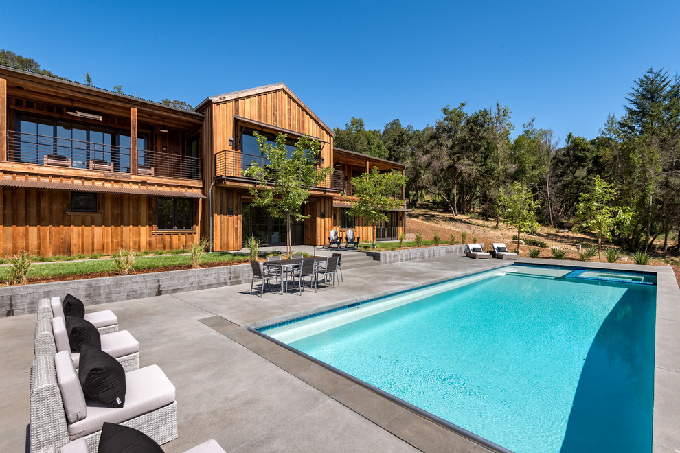 Sonoma Hillside - Modern - Pool - San Francisco - by Marcus & Willers ...