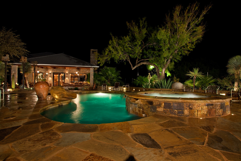 South Texas Ranch Custom Pool - Traditional - Pool - Austin - by ...
