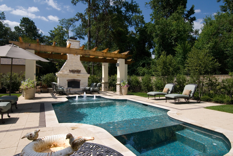 Southern Comfort - Traditional - Pool - Houston - by Texas Pools | Houzz