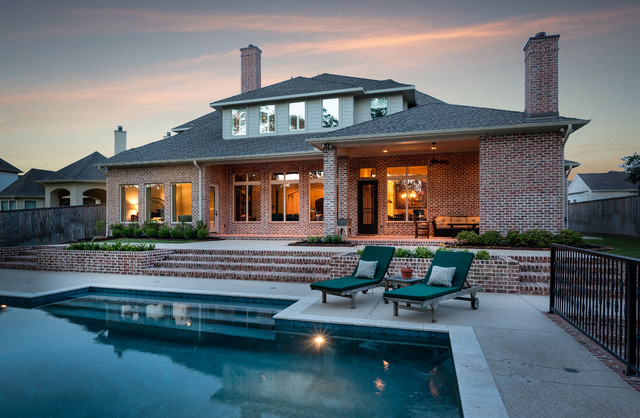 Southern Traditional - Traditional - Pool - Houston - by Frankel Design ...