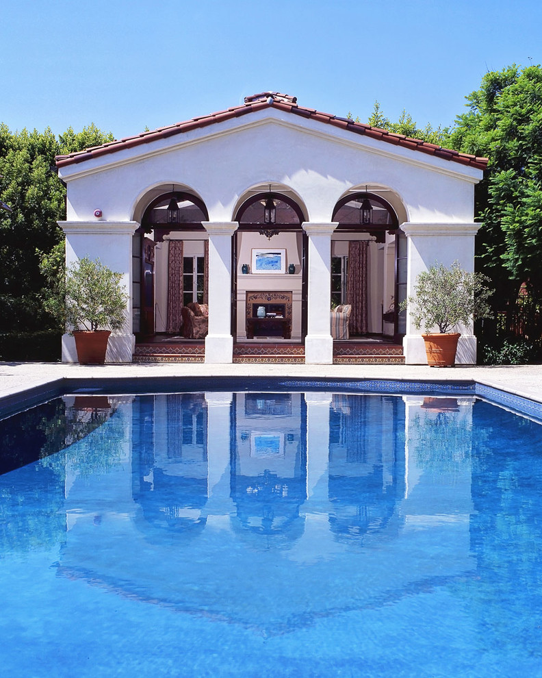 Spanish Estate, Beverly Hills - Traditional - Pool - by Carawan ...