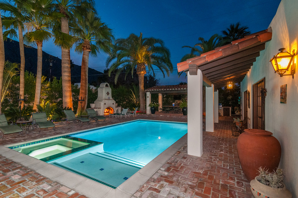 Spanish Revival Interior Renovation - Palm Springs, CA - Mediterranean ...