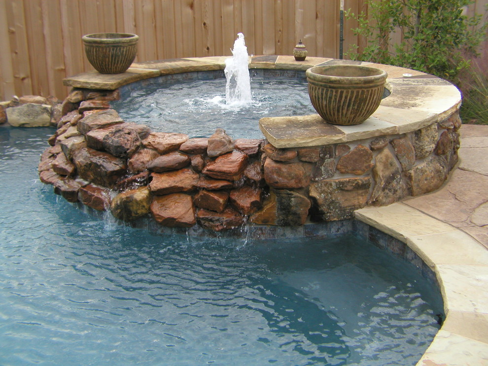 Spas - Rustic - Pool - Dallas - by Tahitian Pools, Inc. | Houzz