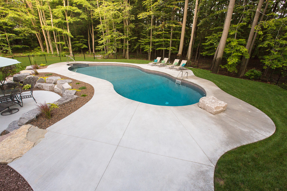 Spring Lake Pool - Contemporary - Pool - Grand Rapids - by Essex ...
