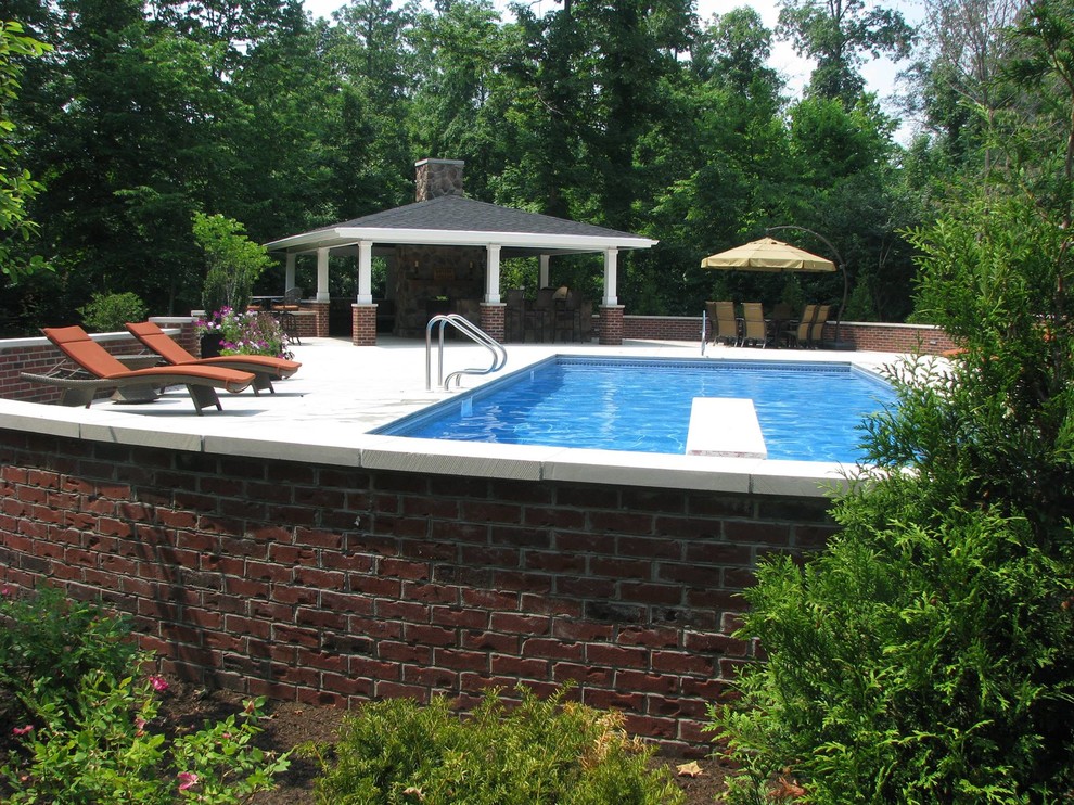 Springboro Pool & Outdoor Kitchen - Traditional - Pool - Cincinnati ...