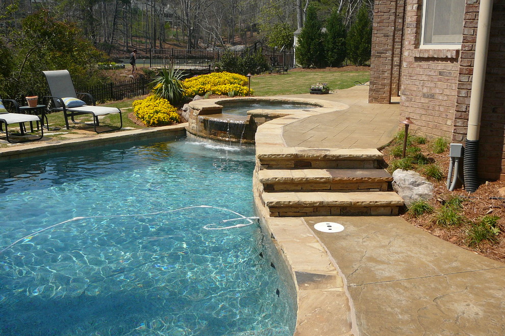 Stamped Concrete - Klassisch - Pools - Atlanta - von ContractorMen | Houzz