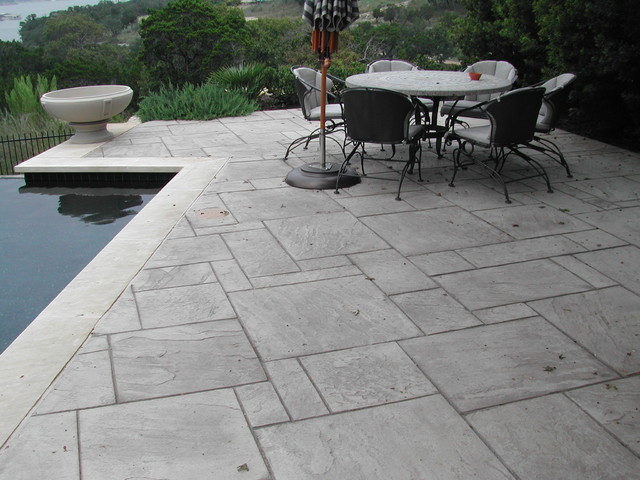 Stamped Concrete Pool Decks - American Southwest - Patio - Austin - by ...