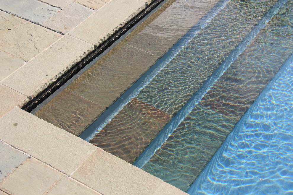 Staub Renaissance Garden Pool Steps - Traditional - Pool - Houston - by ...