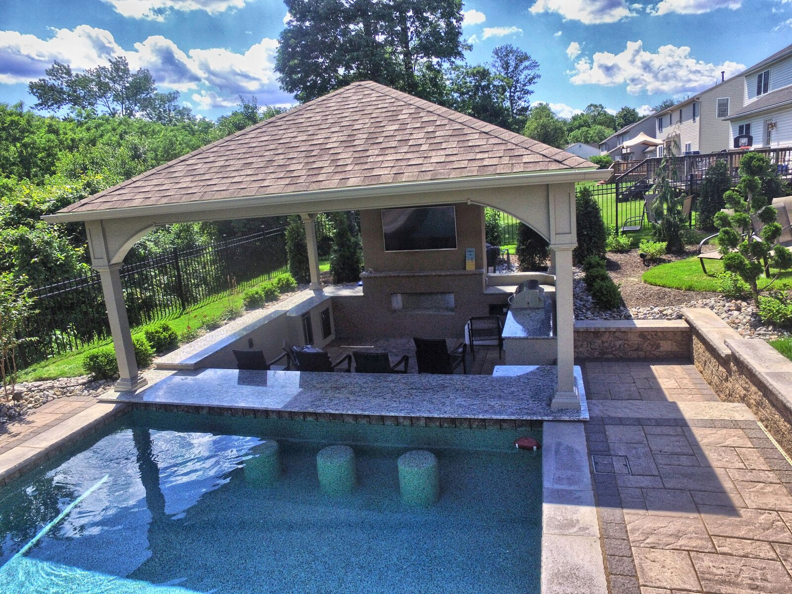 Pool Swim Up Bar Residential Swim Up Bars & In Pool Tables