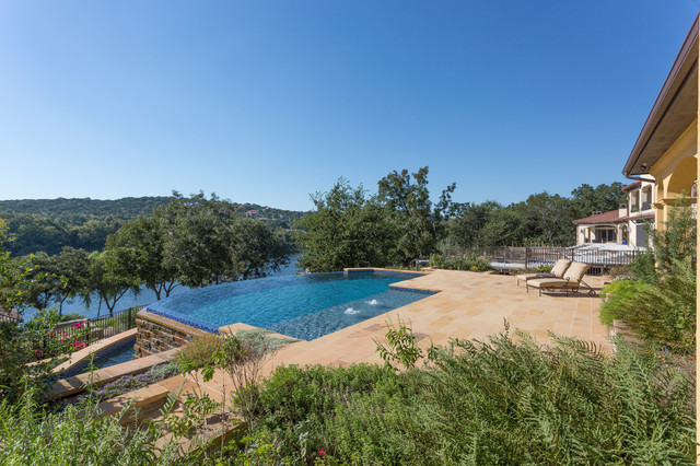 Steiner Ranch Pool and Outdoor Kitchen - Pool - Austin - by Blue Hole ...