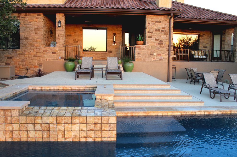 Steiner Ranch - Mediterranean - Pool - Austin - by Powell Landscape ...