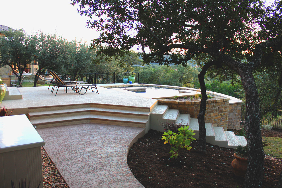 Steiner Ranch - Mediterranean - Pool - Austin - by Powell Landscape ...