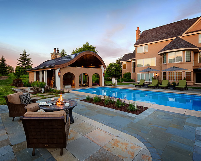 Stillwater Poolhouse - Eclectic - Swimming Pool & Hot Tub - Minneapolis ...