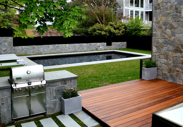 STONE HOUSE - Contemporary - Swimming Pool & Hot Tub - DC Metro - by ...