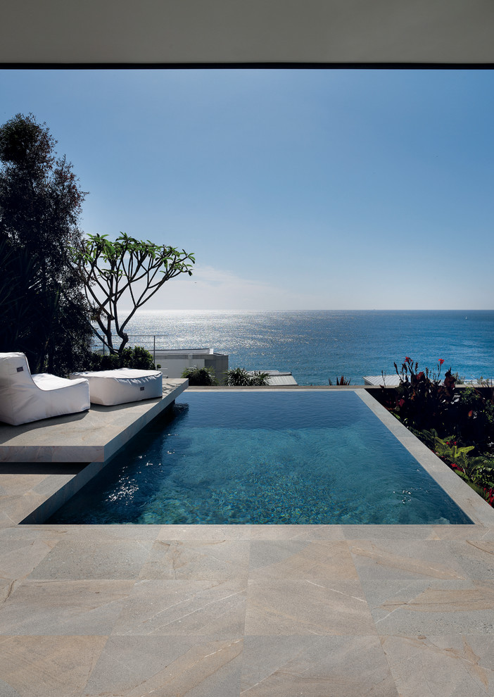 Stone Look Tile - Contemporary - Pool - Dallas - by Horizon Italian ...
