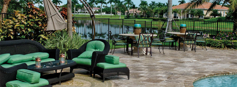 Stone Pool Deck - Contemporary - Pool - New York - by Fiorano Tile ...