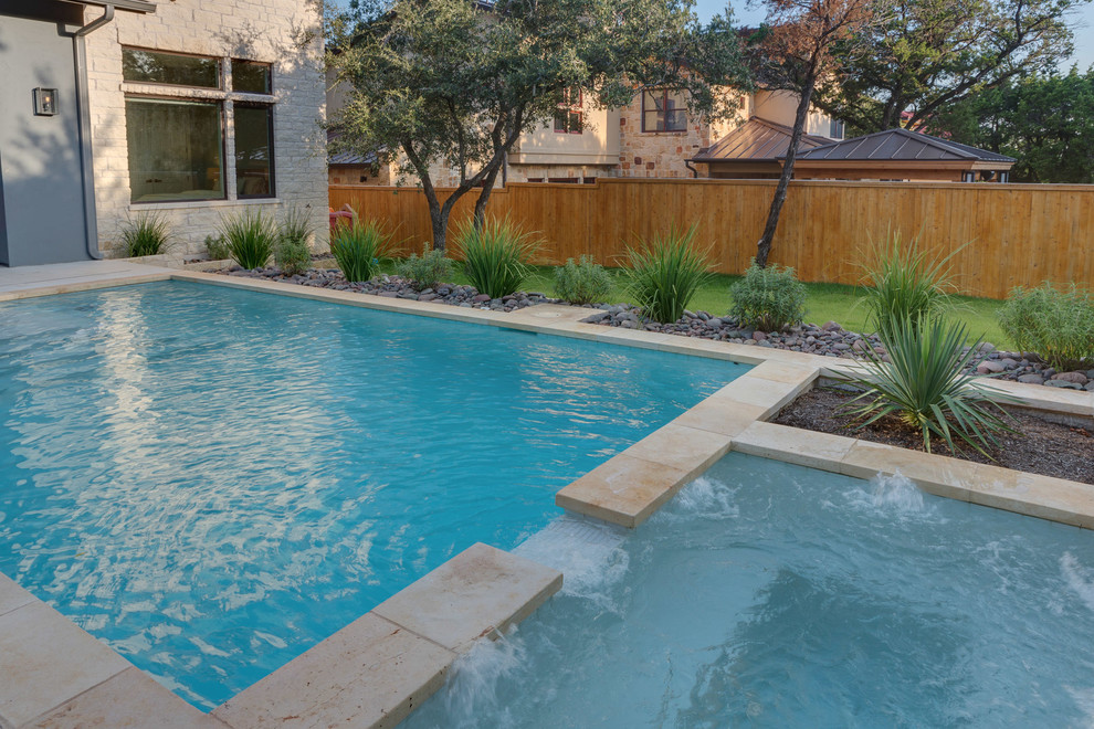 Stonewall Ridge - Contemporary - Swimming Pool & Hot Tub - Austin - by ...