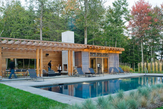 Stowe, Vermont Pool House - Modern - Pool - Burlington - by Patterson and Smith Construction ...