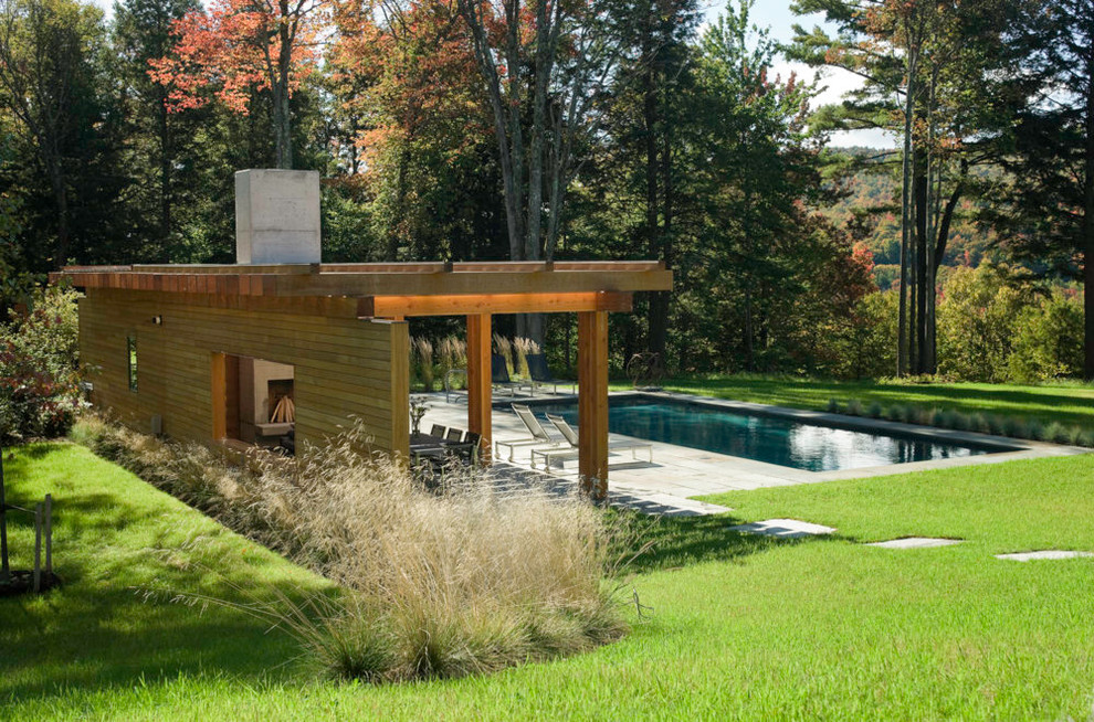 Stowe, Vermont Pool House - Contemporary - Pool - Burlington - by ...