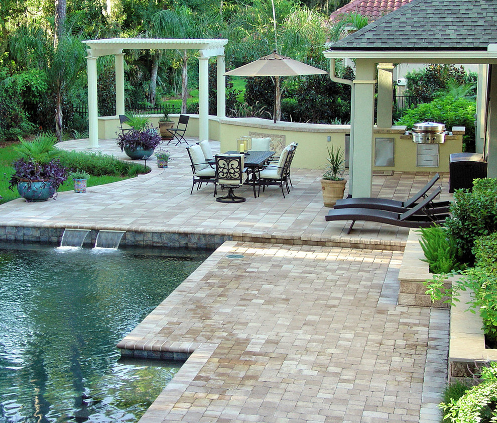 Straight Line Pool - Modern - Pool - Jacksonville - by Core Outdoors ...